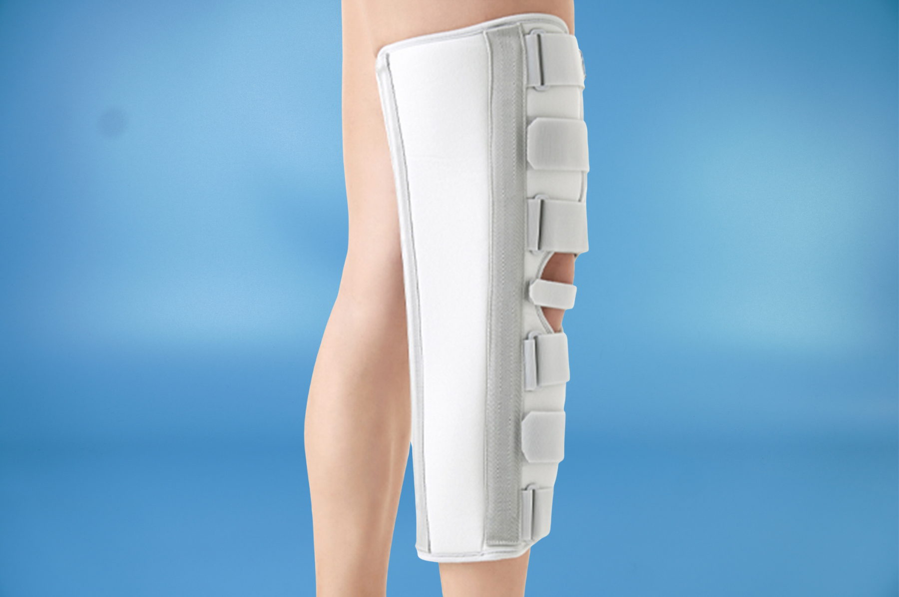 Nẹp gối Dr.Med DR-K106 bảo vệ gối,gãy xương đùi,phục hồi - 4 Size - RARMED