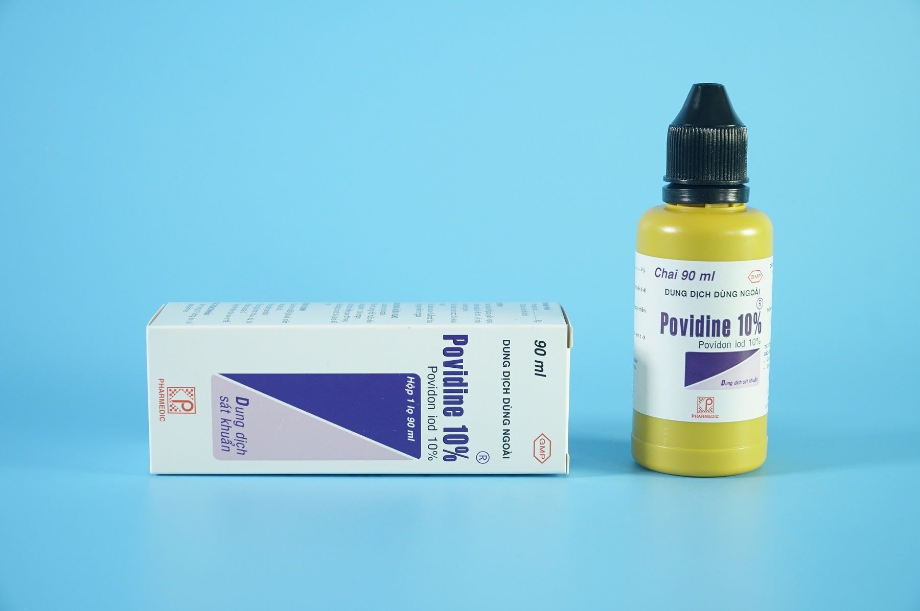 Dung dịch Povidine 10% sát khuẩn Povidon iod sát trùng da - Chai 90ml ...