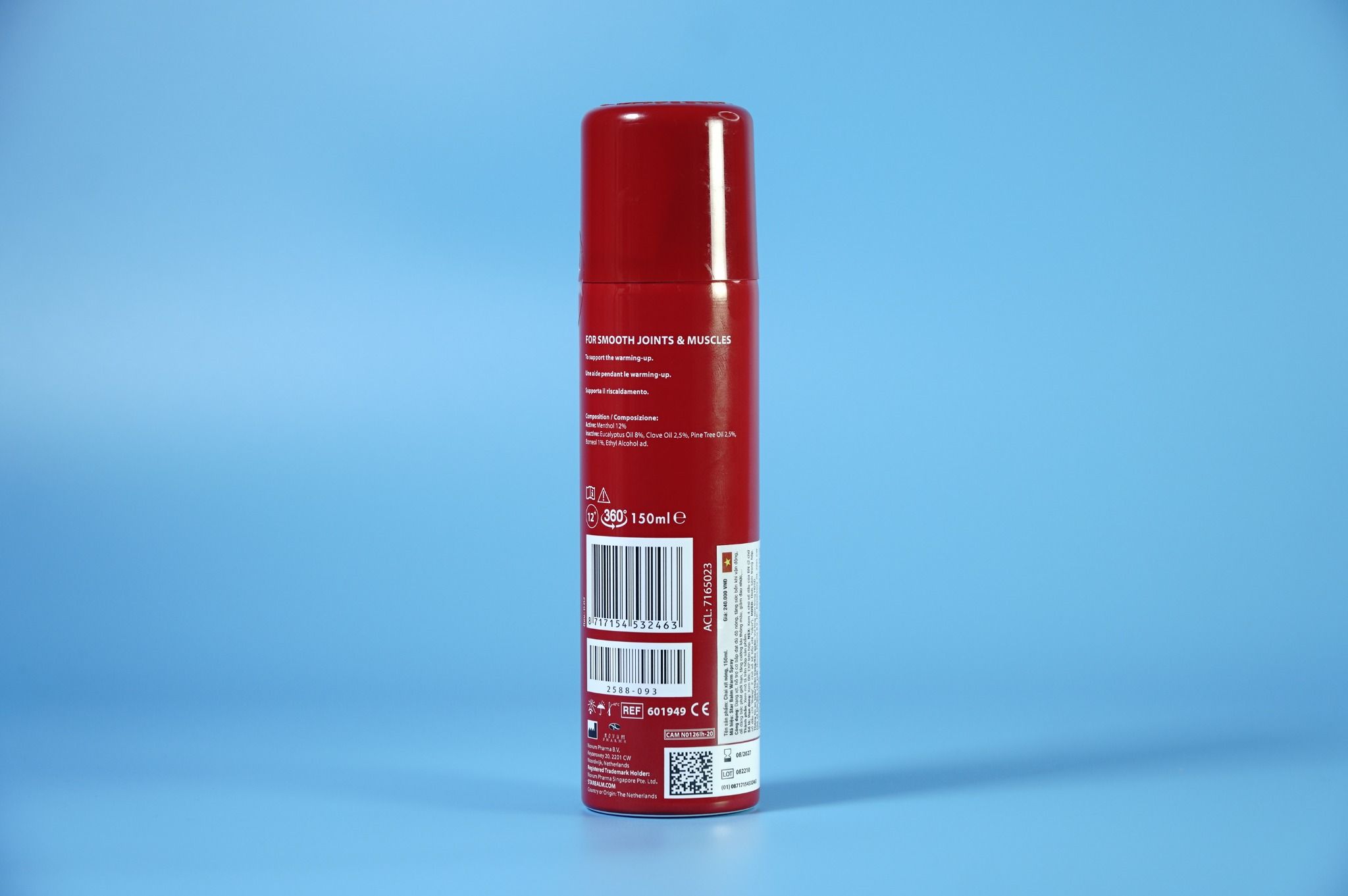 Chai xoa bóp xịt nóng, làm ấm STARBALM WARM SPRAY 150ml - Trước vận độ ...