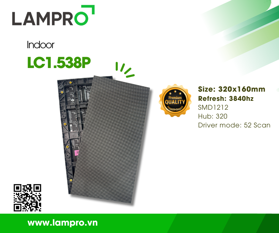 Lampro LC1.538P - Module LED P1.538 Indoor