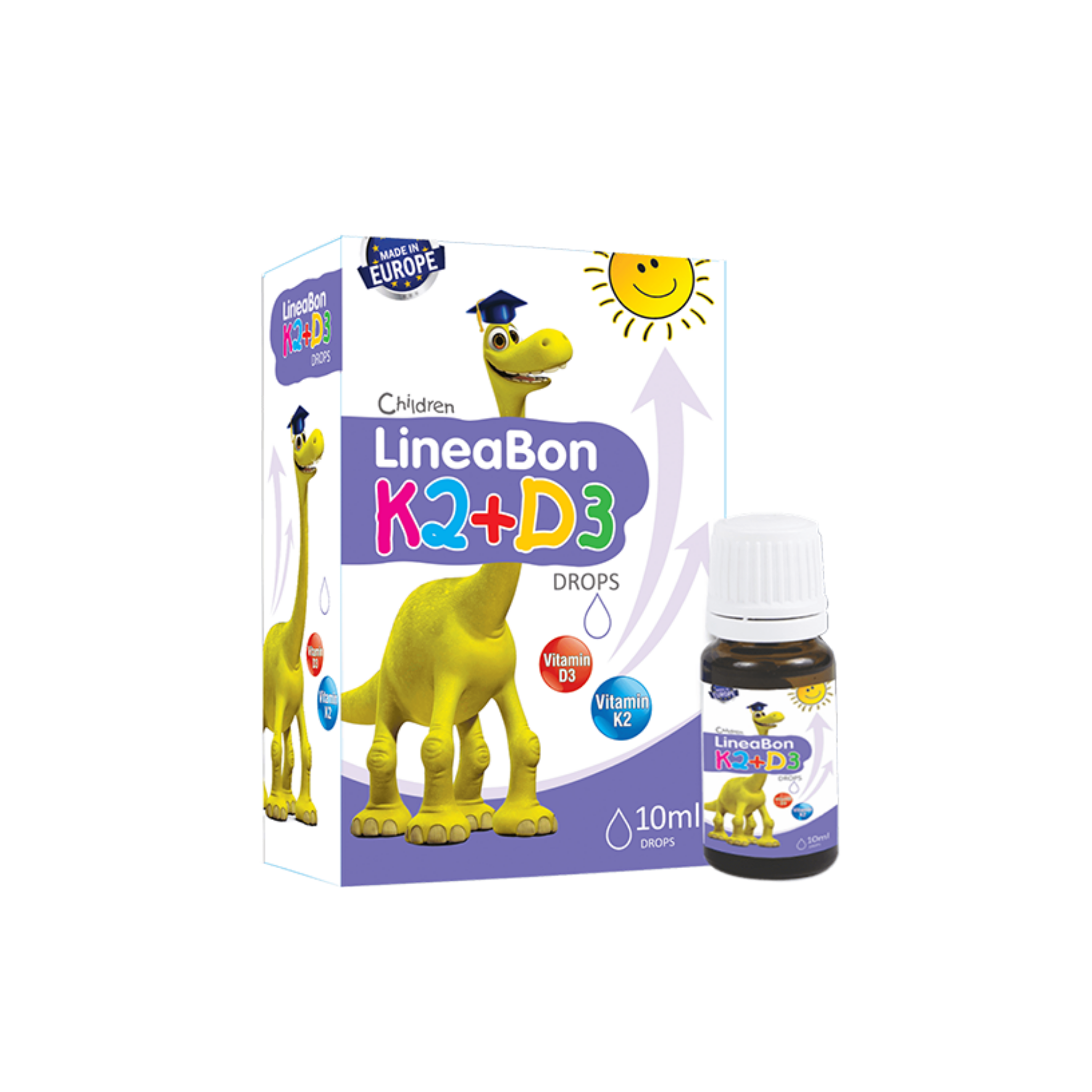 Dung dịch LineaBon K2+D3 ErgoPharm hỗ trợ bổ sung Vitamin (10ml) – MayBack Mart - Thế Giới Mẹ & Bé