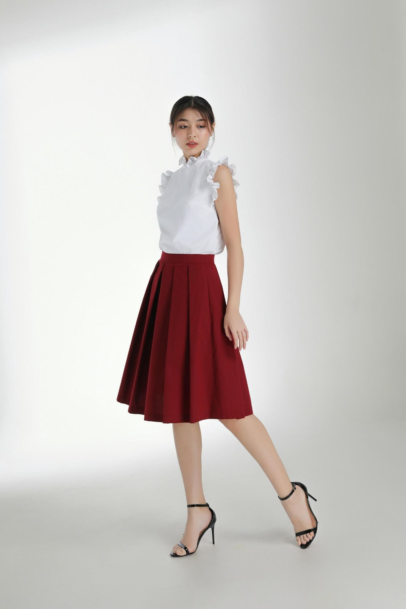 Áo cổ bèo tay bèo cánh tiên – Miurey Tokyo