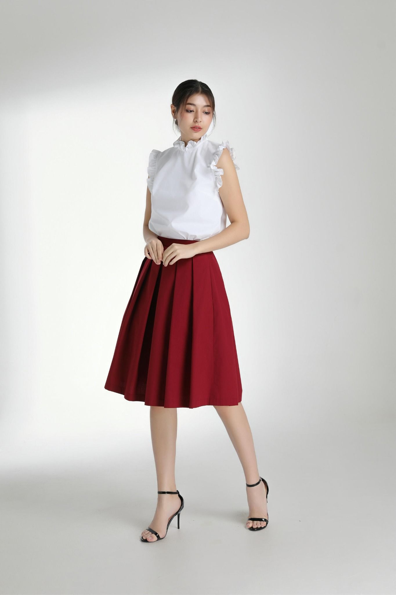 Áo cổ bèo tay bèo cánh tiên – Miurey Tokyo