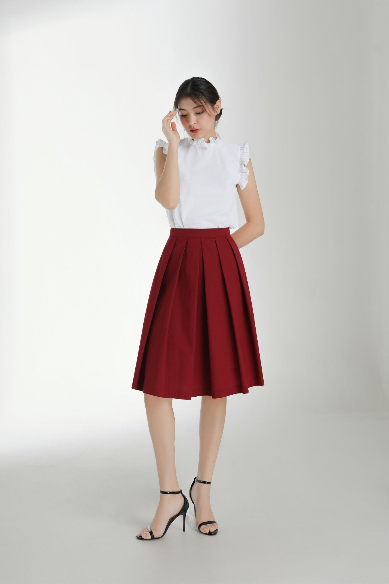 Áo cổ bèo tay bèo cánh tiên – Miurey Tokyo