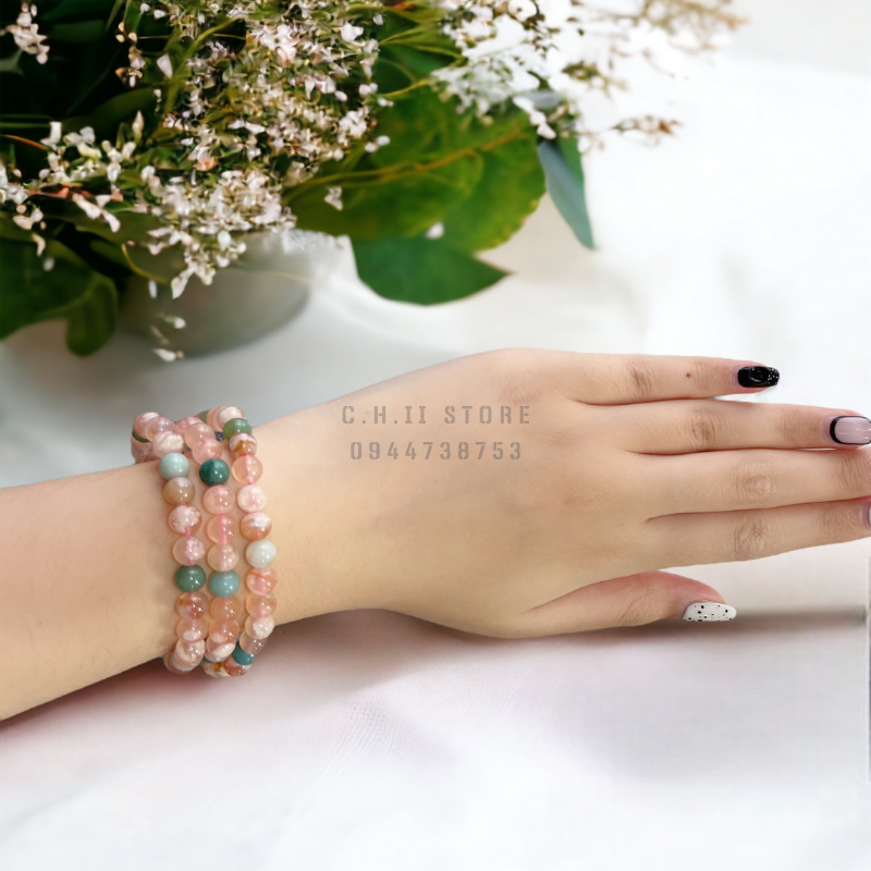 Chuỗi mã não Hoa anh đào – C.H.II STORE