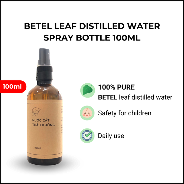 BETEL LEAF DISTILLED WATER SPRAY GLASS BOTTLE 100ML – EGLOBALLINKS E ...