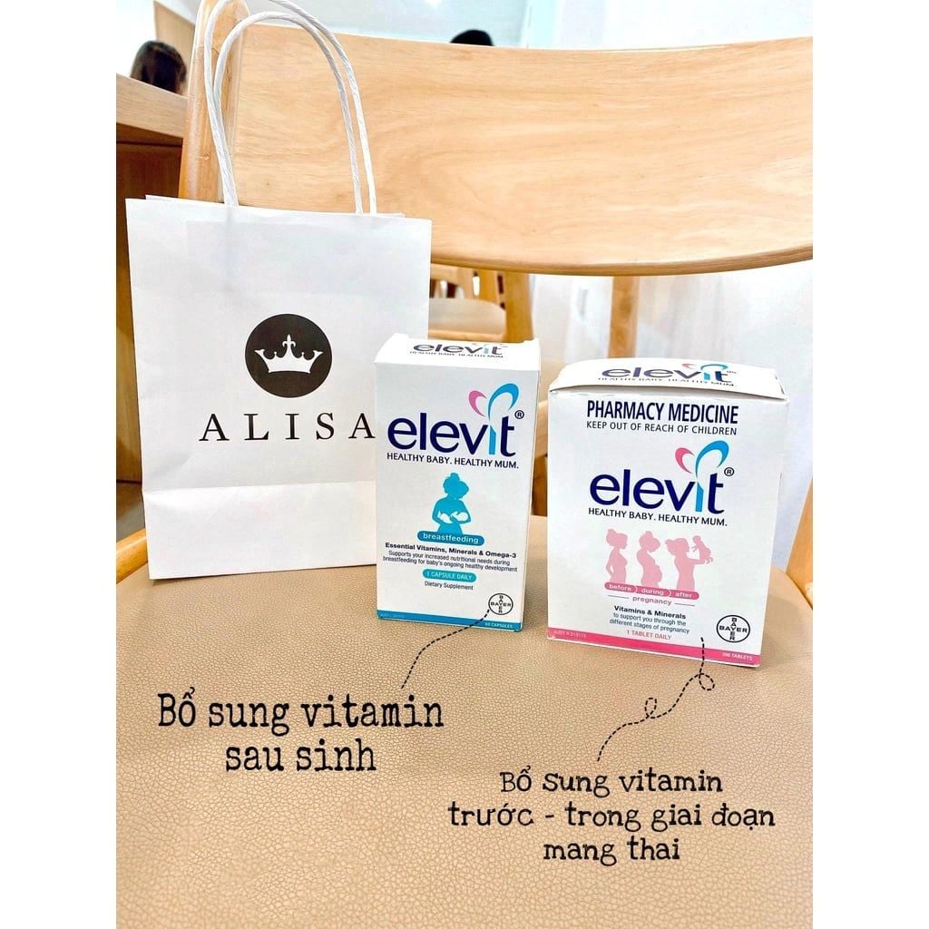 Vitamin tổng hợp Elevit cho mẹ bầu, menevit cho bố - ALISA – Alisa store