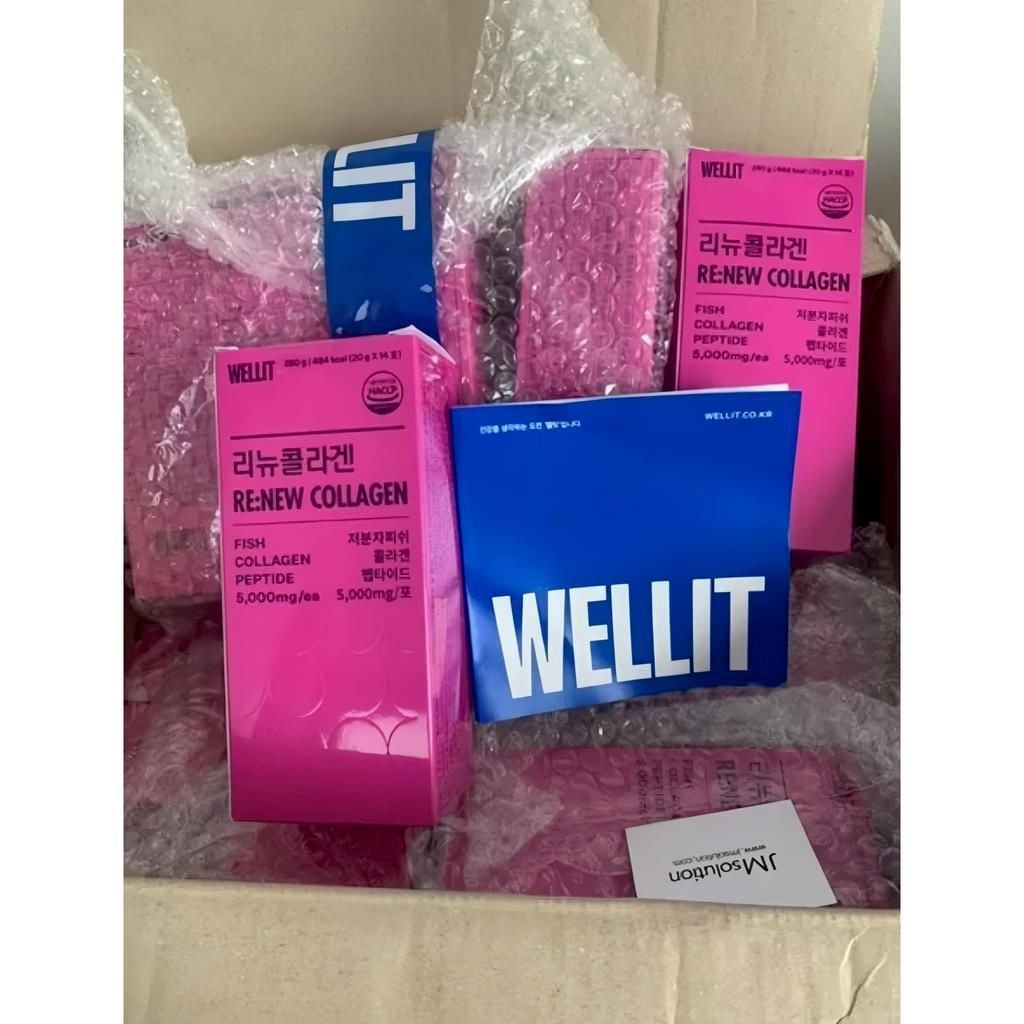 Collagen Peptide Cá Tái Tạo Trẻ Hóa Làn Da Renew Collagen WELLIT Hàm L ...