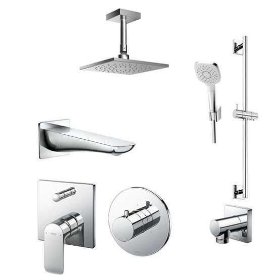 Sen tắm âm tường TOTO TBG04304BA/TBV02101B/TBW02005A/DBX115-1CAM/TBG02