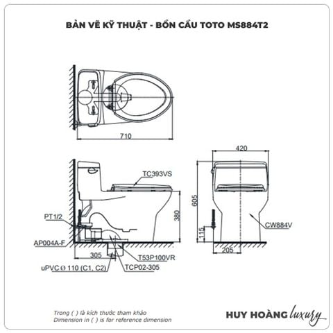 Mặt nạ xả nhấn TOTO MB176G#WH chính hãng | HUY HOÀNG LUXURY