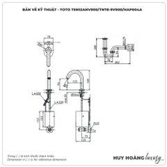 Vòi cảm ứng TOTO TEN12ANV900/TN78-9V900/HAP004A - Nhập khẩu chính hãng