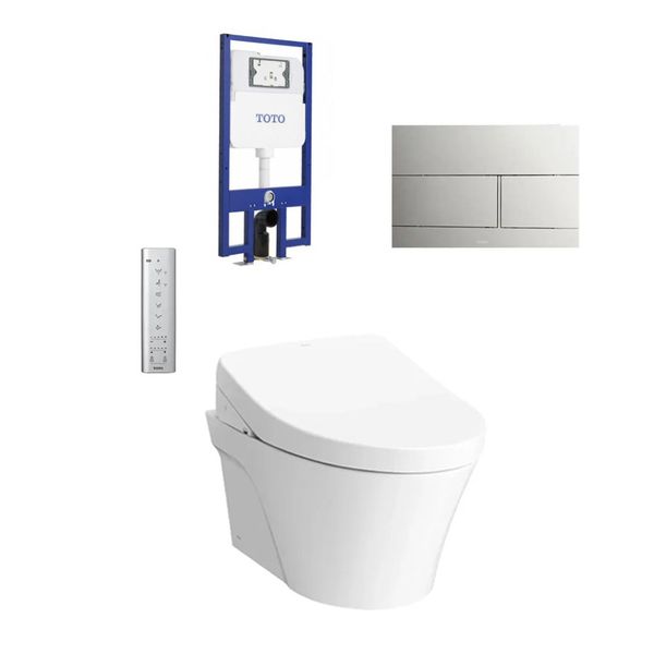 Bồn cầu treo tường TOTO CW822REA/TCF4911EZ/WH172AAT/MB171M nắp điện tử