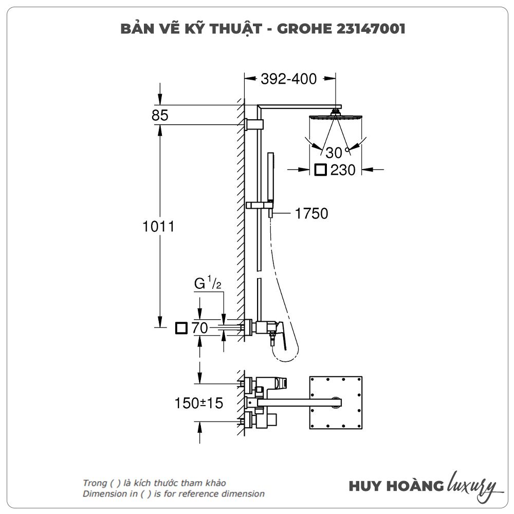Sen cây nhiệt độ GROHE 23147001 - Chính hãng