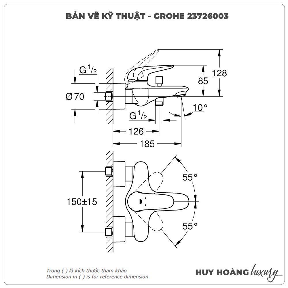Sen tắm nóng lạnh GROHE 23726003 chất lượng, giá tốt, xứng tầm đẳng cấ