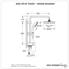 Sen cây GROHE 26224001 - Chính hãng