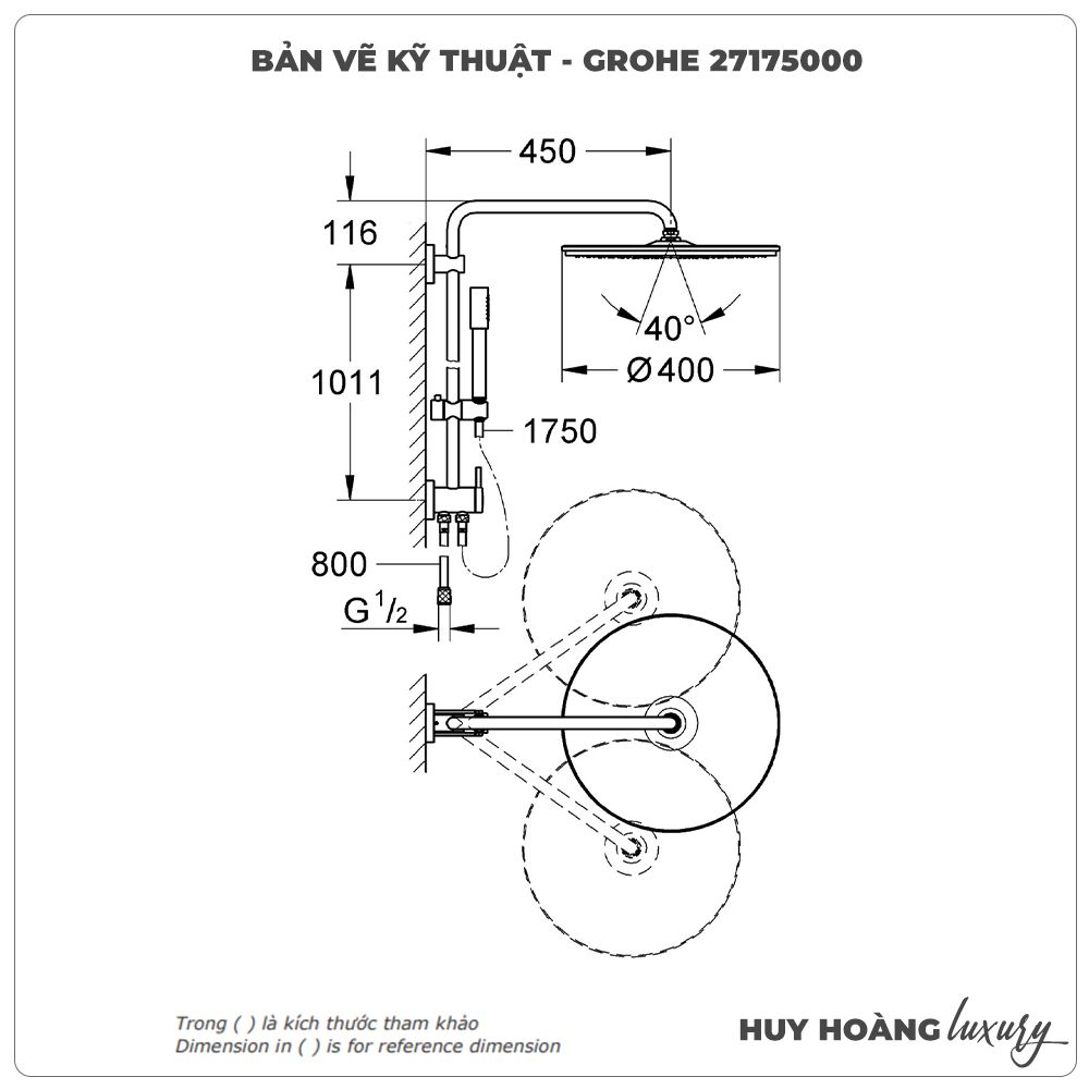 Sen cây GROHE 27175000 - Chính hãng