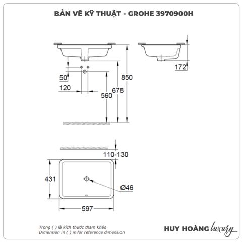 Lavabo GROHE sang trọng: 90+ mẫu dẫn đầu xu hướng hiện đại