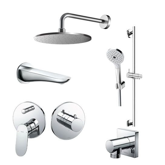 Sen tắm âm tường TOTO TBG01304BA/TBV01102B/TBW01010A/DBX113CA/TBG01001