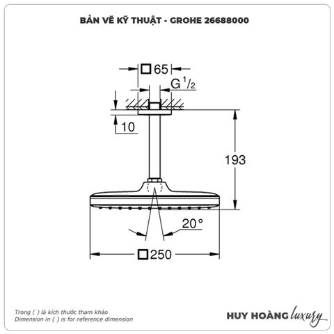Sen tắm GROHE công nghệ Đức đỉnh cao, sẵn hàng