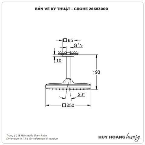 Sen tắm GROHE công nghệ Đức đỉnh cao, sẵn hàng