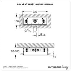 Sen tắm GROHE công nghệ Đức đỉnh cao, sẵn hàng