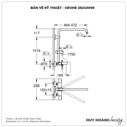 Sen cây nhiệt độ GROHE chính hãng, giá tốt nhất