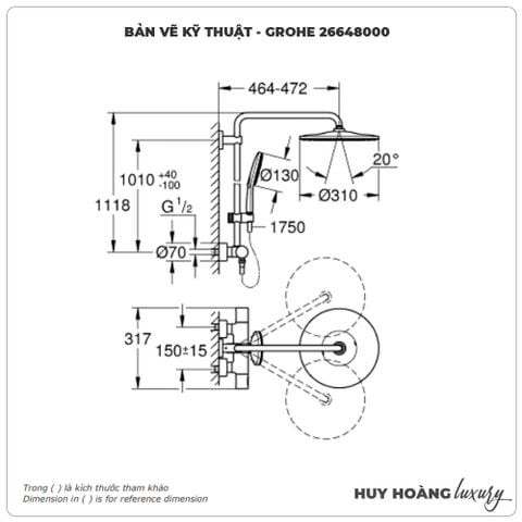 Sen cây nhiệt độ GROHE chính hãng, giá tốt nhất