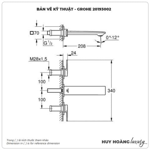 Vòi lavabo âm tường cao cấp, ưu đãi đến 25%