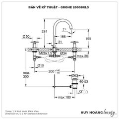 Vòi lavabo nóng lạnh cao cấp, chính hãng 100% tại HUY HOÀNG LUXURY