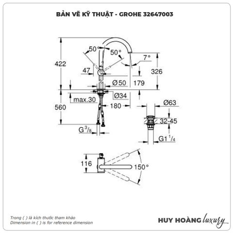 Vòi rửa chén bát chính hãng, ưu đãi lên đến 40%