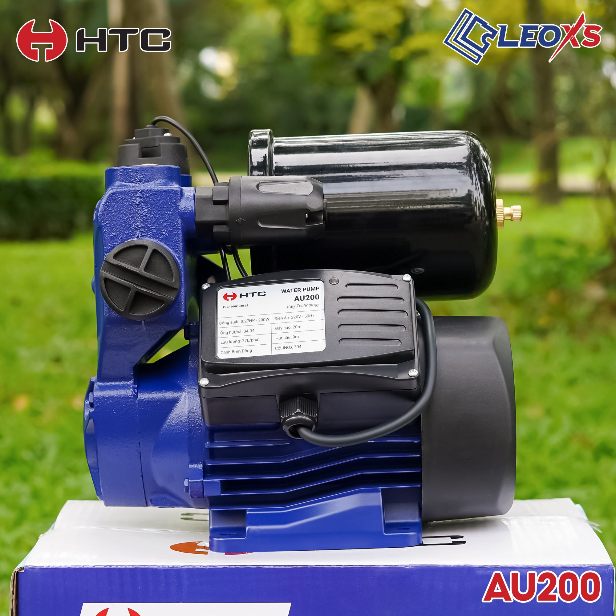 BƠM TĂNG ÁP HTC AU200 CÔNG SUẤT 200W - BƠM TĂNG ÁP GIA ĐÌNH – Kaizenpowertools.vn