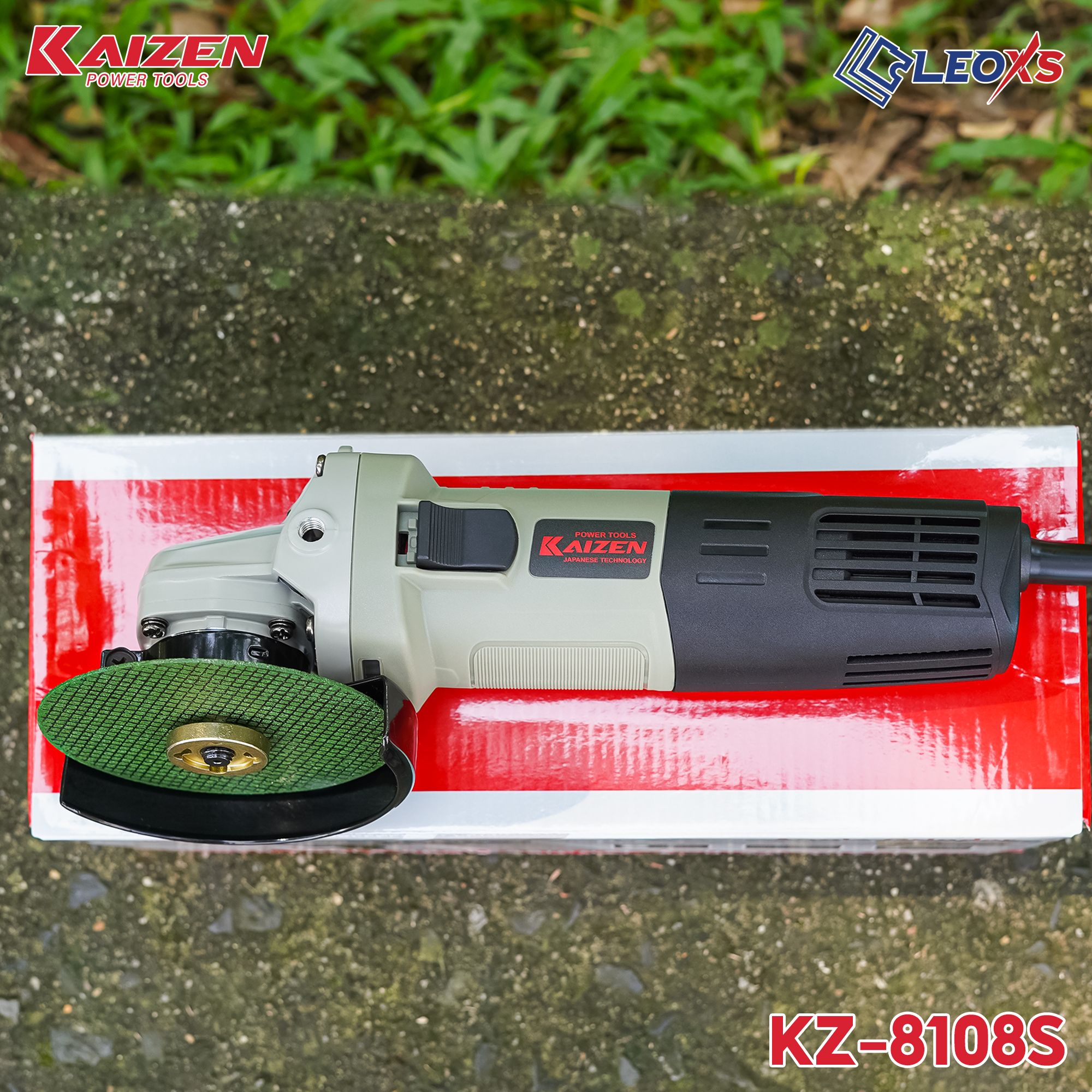 Máy mài Kaizen KZ-8108S cỡ đá 100mm công tắc trượt – Kaizenpowertools.vn