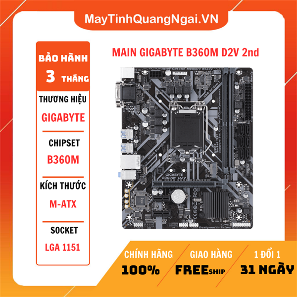MAIN GIGABYTE B360M D2V 2nd