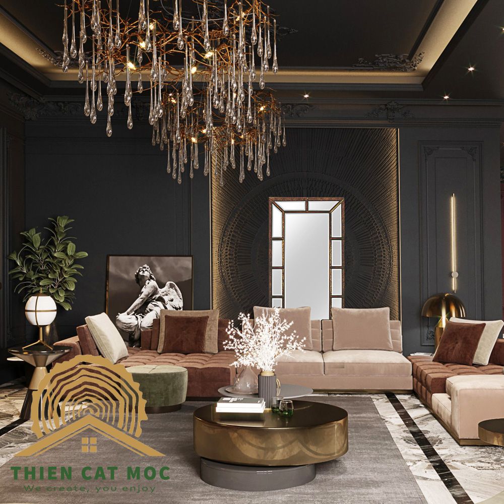 Gương Luxury LUX-042 | Thiên Cát Mộc