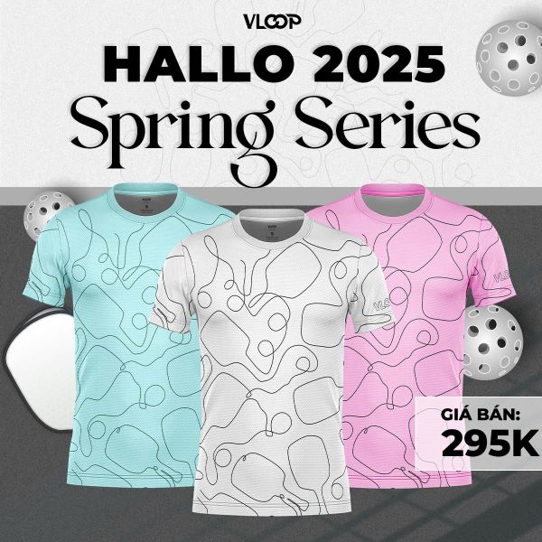Áo PICKLEBALL - BST HALLO 2025 - SPRING SERIES – VLOOP - Thời Trang Thể ...