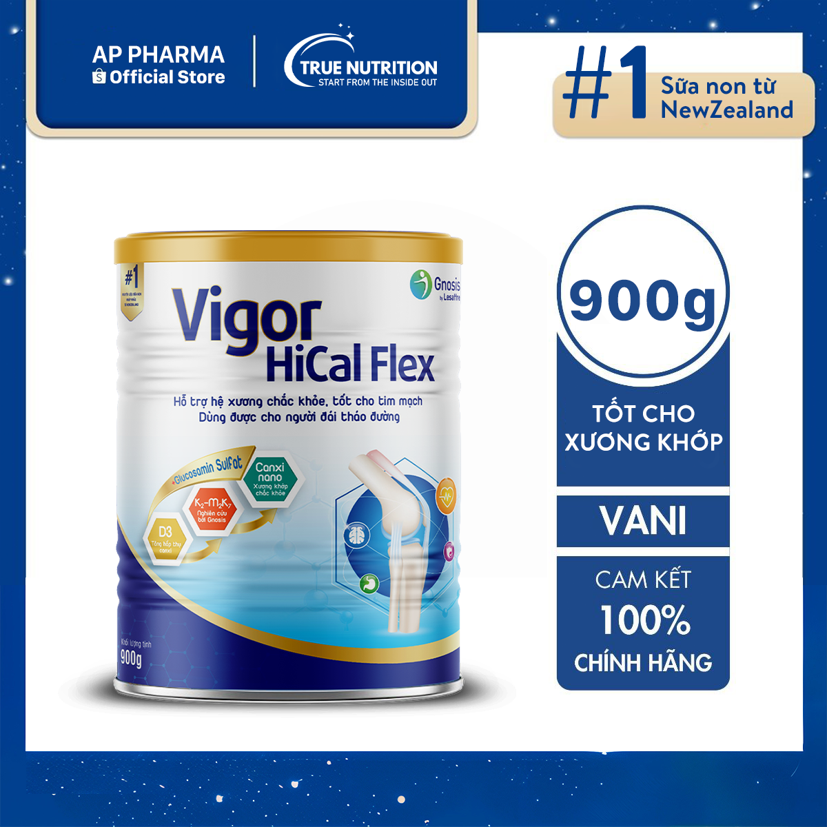 Vigor HiCal Flex Hộp 900g - Bổ Sung D3 K2 MK7 Cho Xương Khớp – Công Ty ...