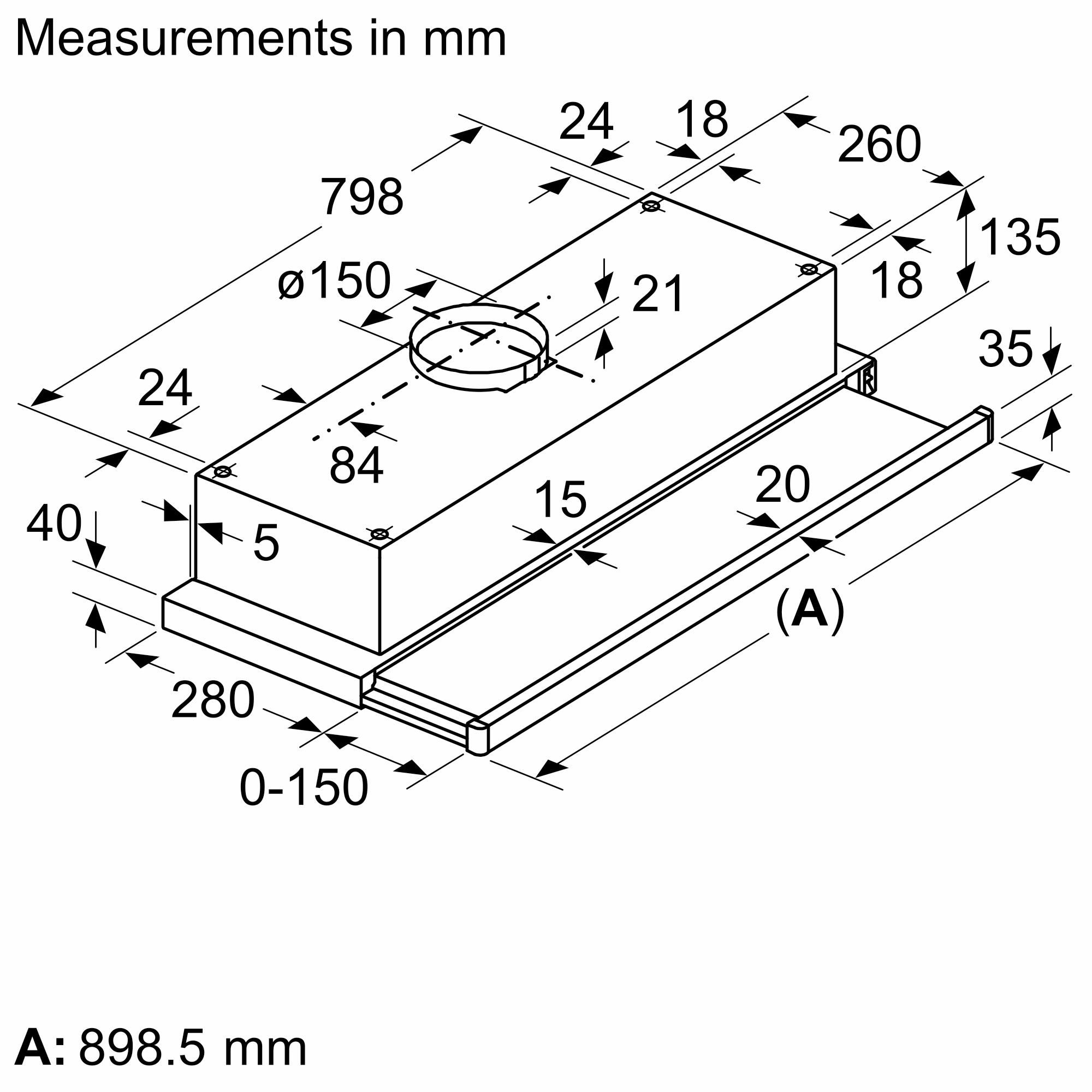 Máy Hút Mùi BOSCH DFT93CA61B Seri 2 90cm – Tongkhothietbibep.vn