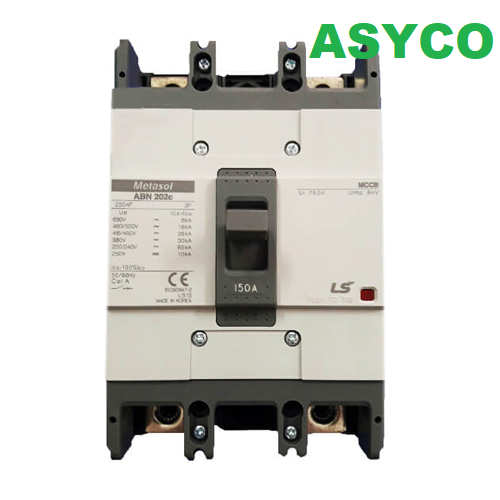 ABN202c 200A - Aptomat LS MCCB 2P 200A 65kA – asyco