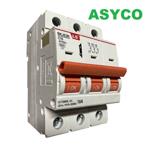 Aptomat LS MCB 3P 16A 6KA BKJ63N 3P 16A – asyco