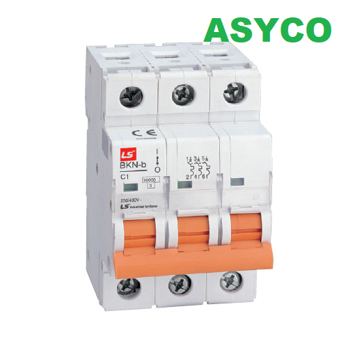 BKN-b 3P 40A - Aptomat LS MCB 3P 40A 10kA – asyco