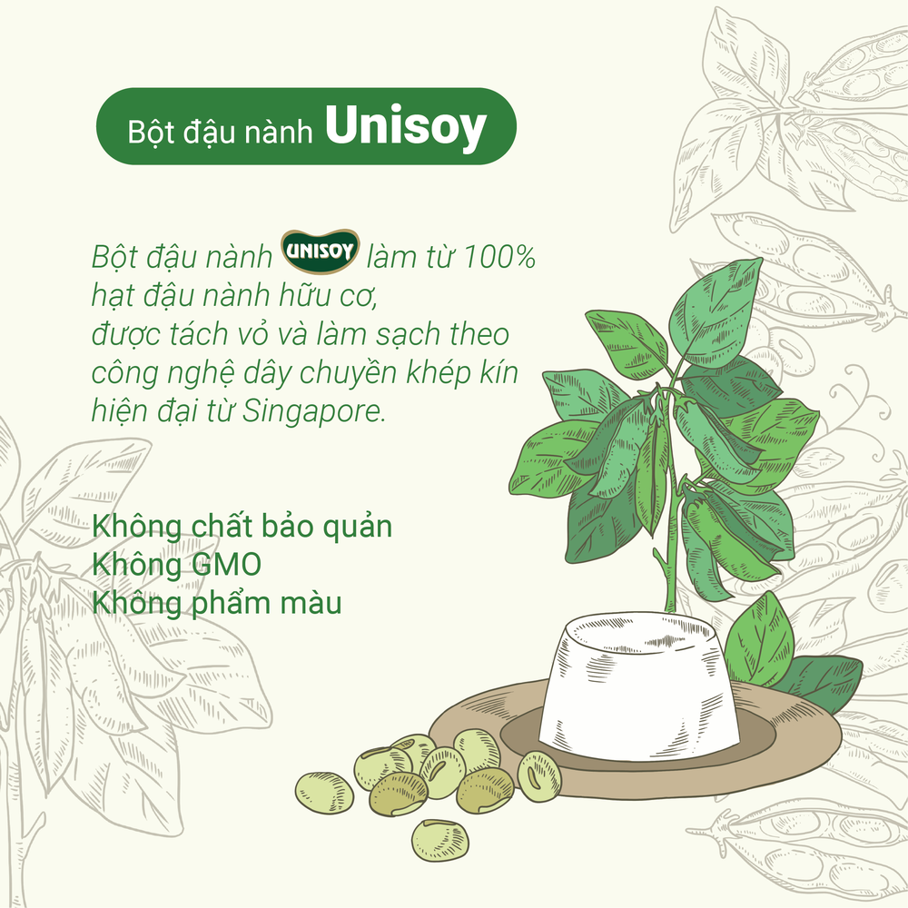 BỘT TÀU HỦ PUDDING UNISOY 120GR – ORGANIC GOODS