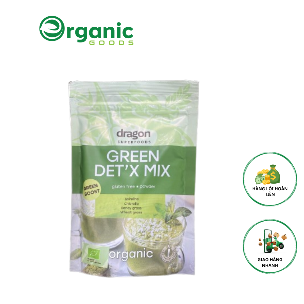 BỘT GREEN DETOX MIX DRAGON SF 200G – ORGANIC GOODS