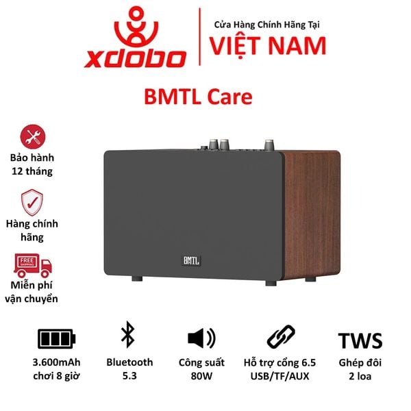 Loa Bluetooth 5.3 Xdobo BMTL Care 80W chất lượng cao, hỗ trợ jack 6.5m ...
