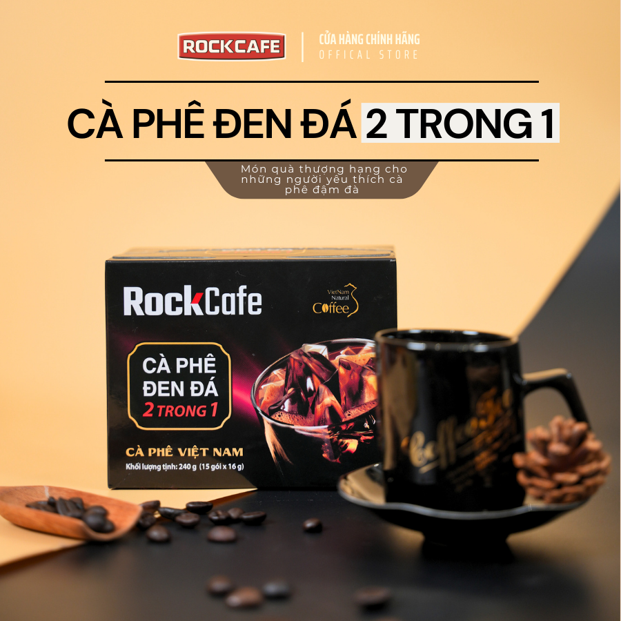 RockCafe - Cà phê đen đá 2 trong 1