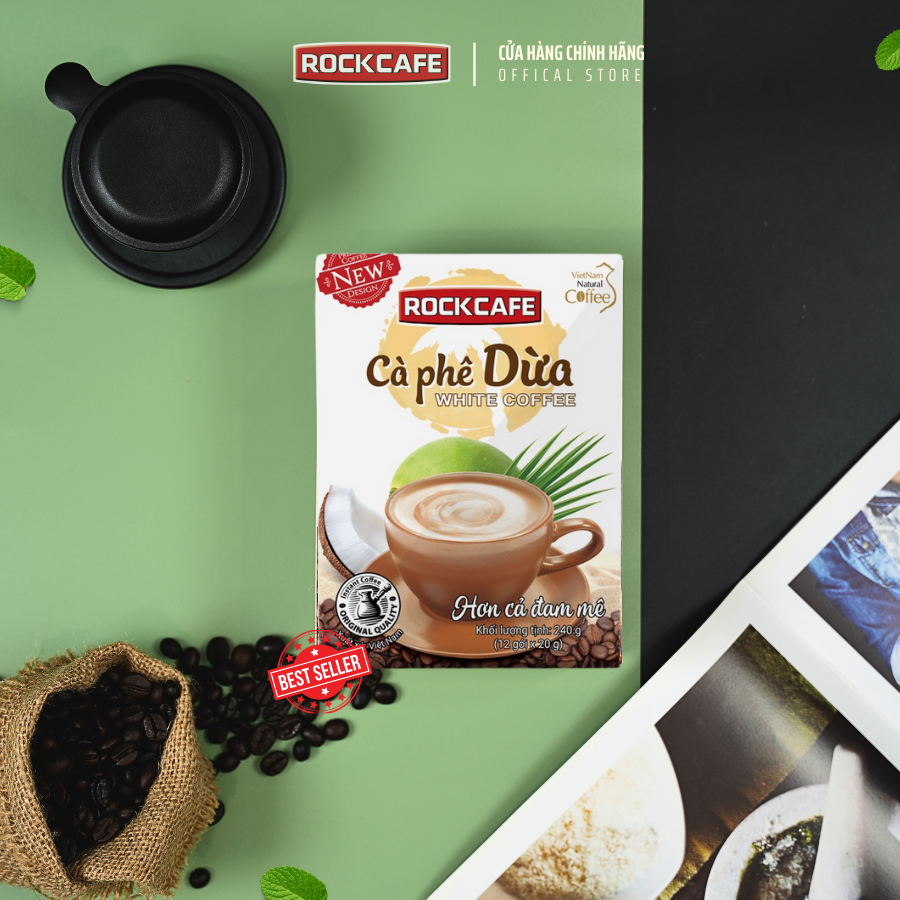 Cà phê dừa White Coffee – RockCafe