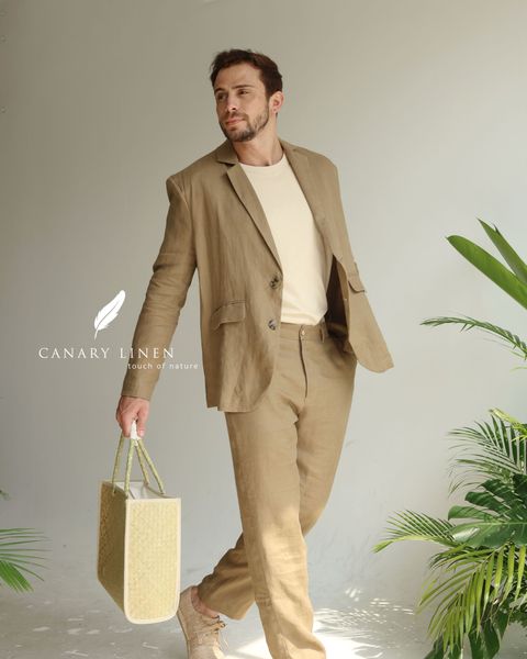 NAM - Vest - Nâu – CANARY LINEN