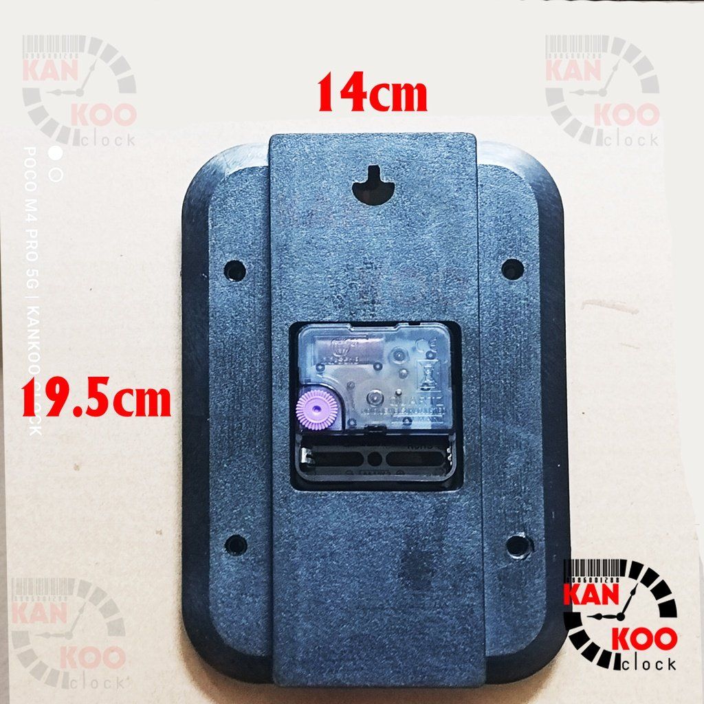 Ốp nhựa treo - bảo vệ máy đồng hồ treo tường hình chữ nhật LỚN – KANKOO CLOCK