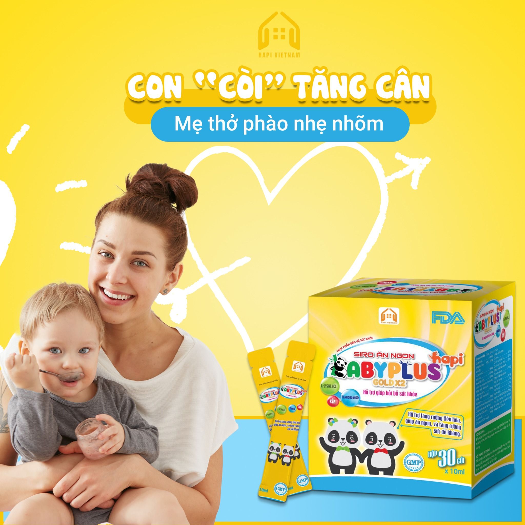 SIRO Ăn Ngon BABYPLUS GOLD X2 – HAPI VIETNAM