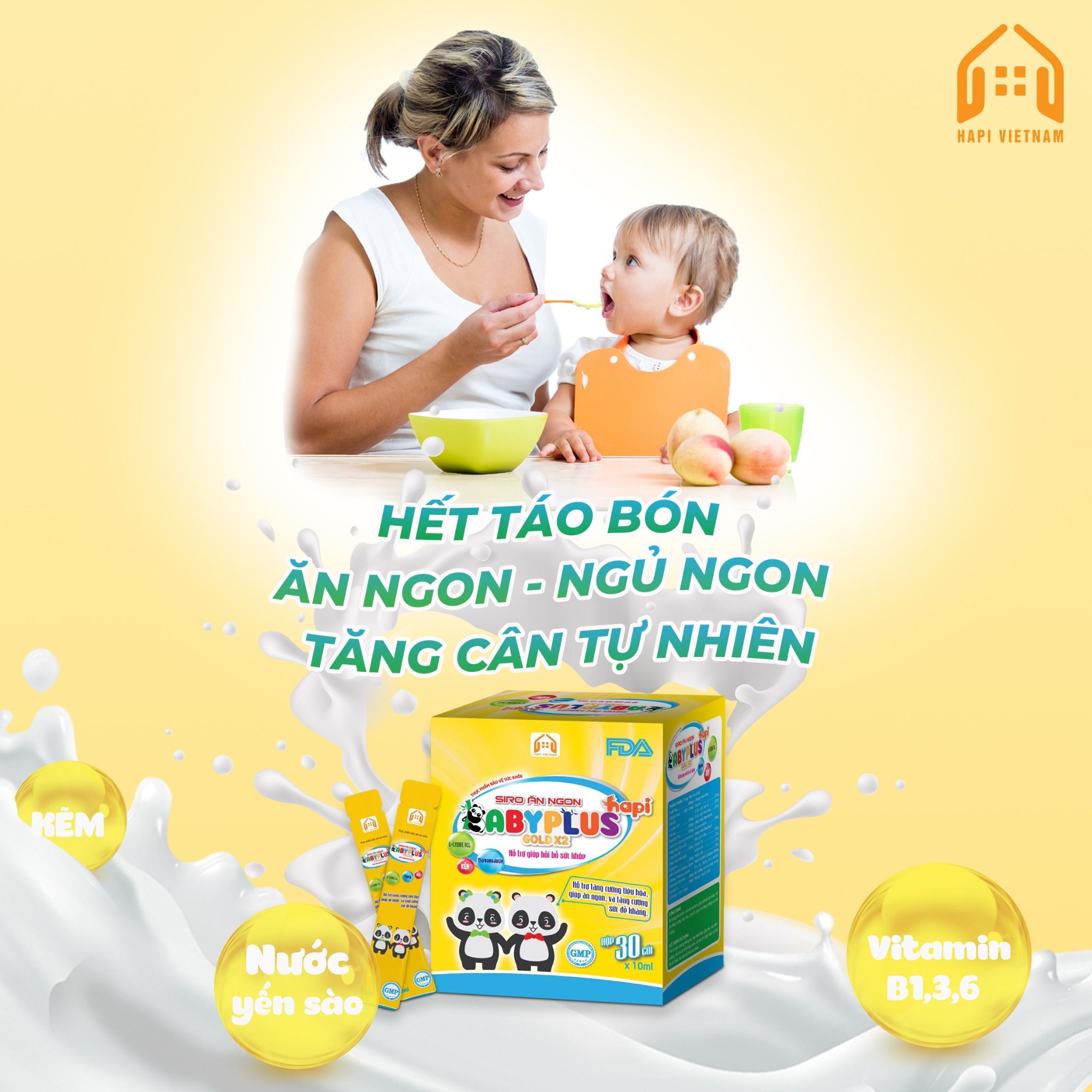 SIRO Ăn Ngon BABYPLUS GOLD X2 – HAPI VIETNAM