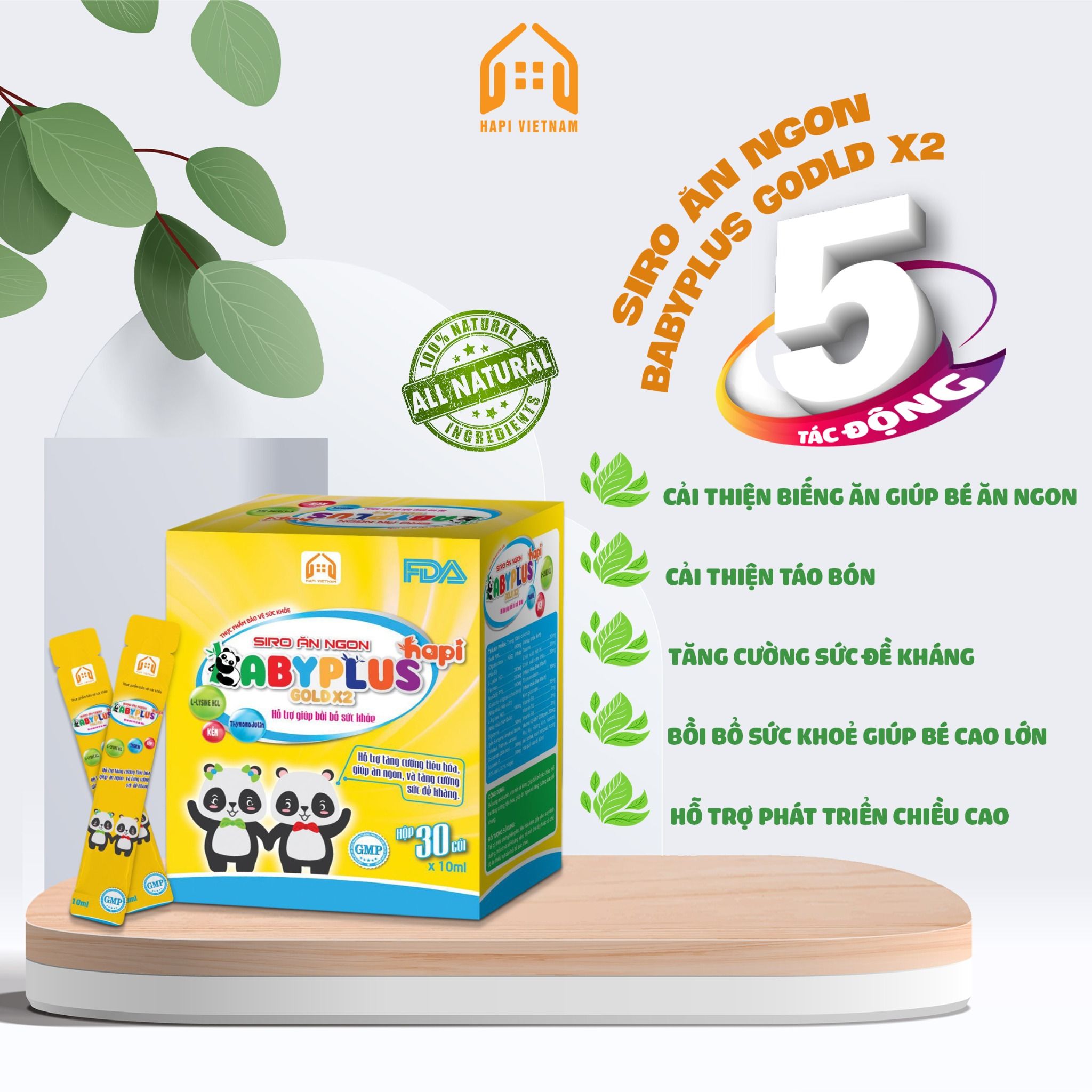 SIRO Ăn Ngon BABYPLUS GOLD X2 – HAPI VIETNAM